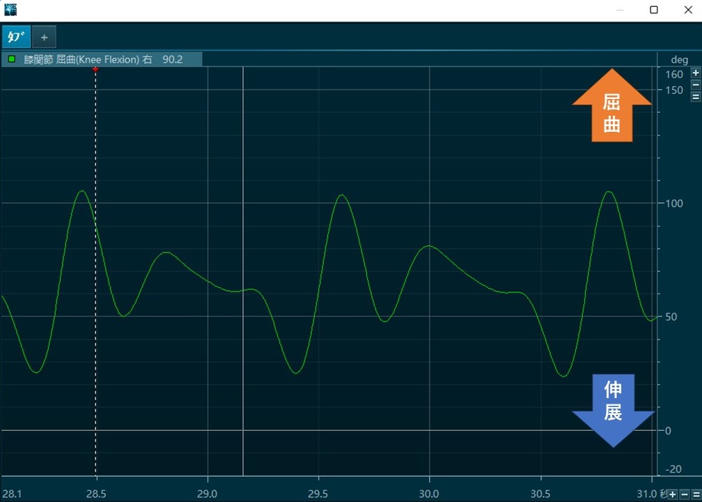 【myoMOTION(Ultium Motion)】三次元動作解析データの見方 | Topth_blog